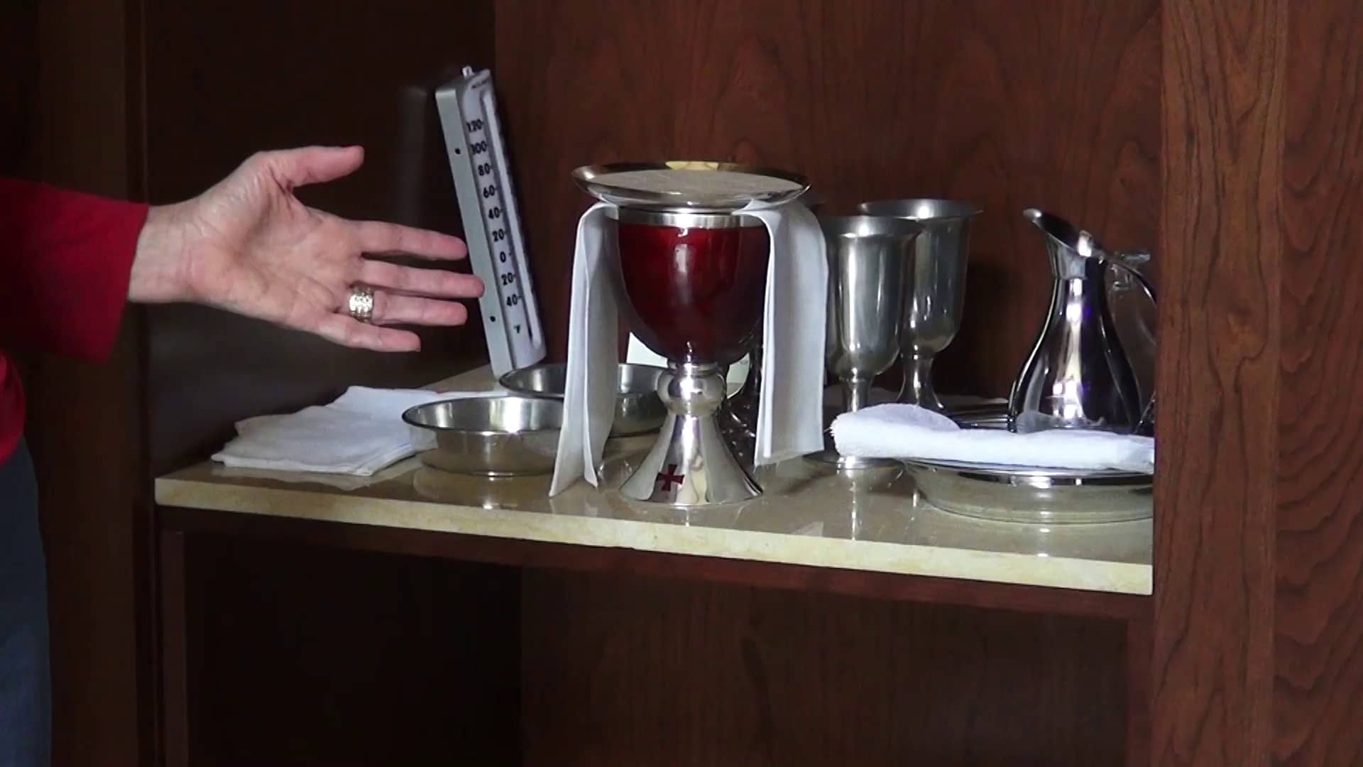 St. Joseph Font-Side Credence Table Setup on Vimeo