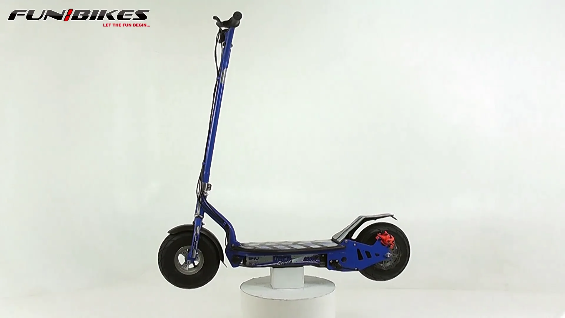 Uber Scoot 24v Volt 300W Blue Electric E-Scooter on Vimeo