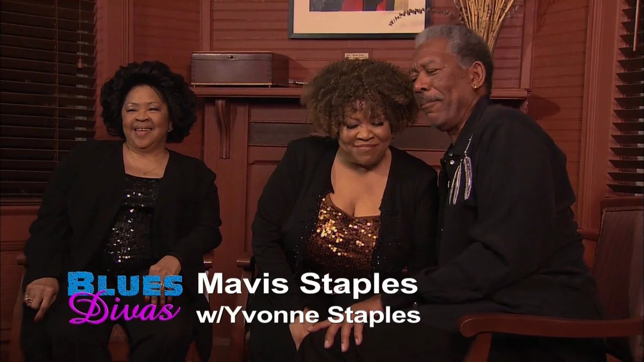 Mavis Staples with Morgan Freeman in Robert Mugge's BLUES DIVAS on Vimeo