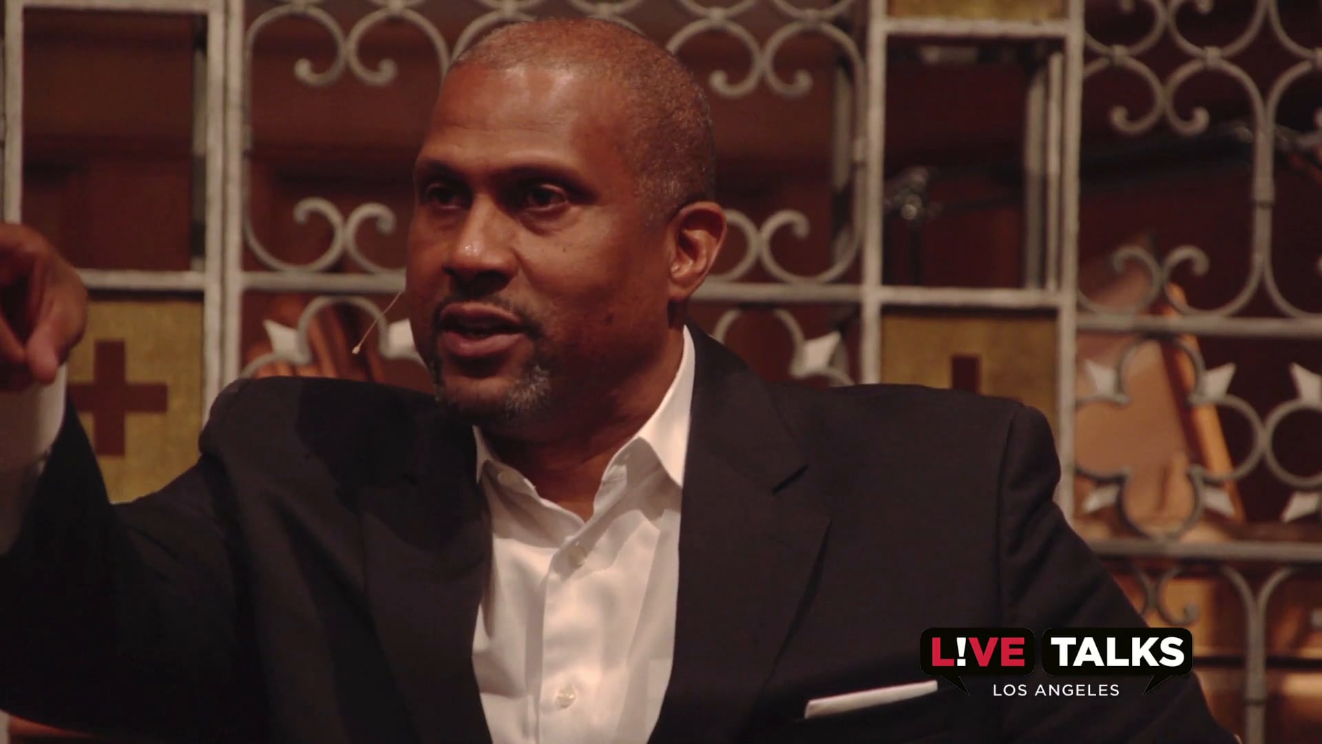 Tavis Smiley at Live Talks Los Angeles; in conversation with Terrence ...