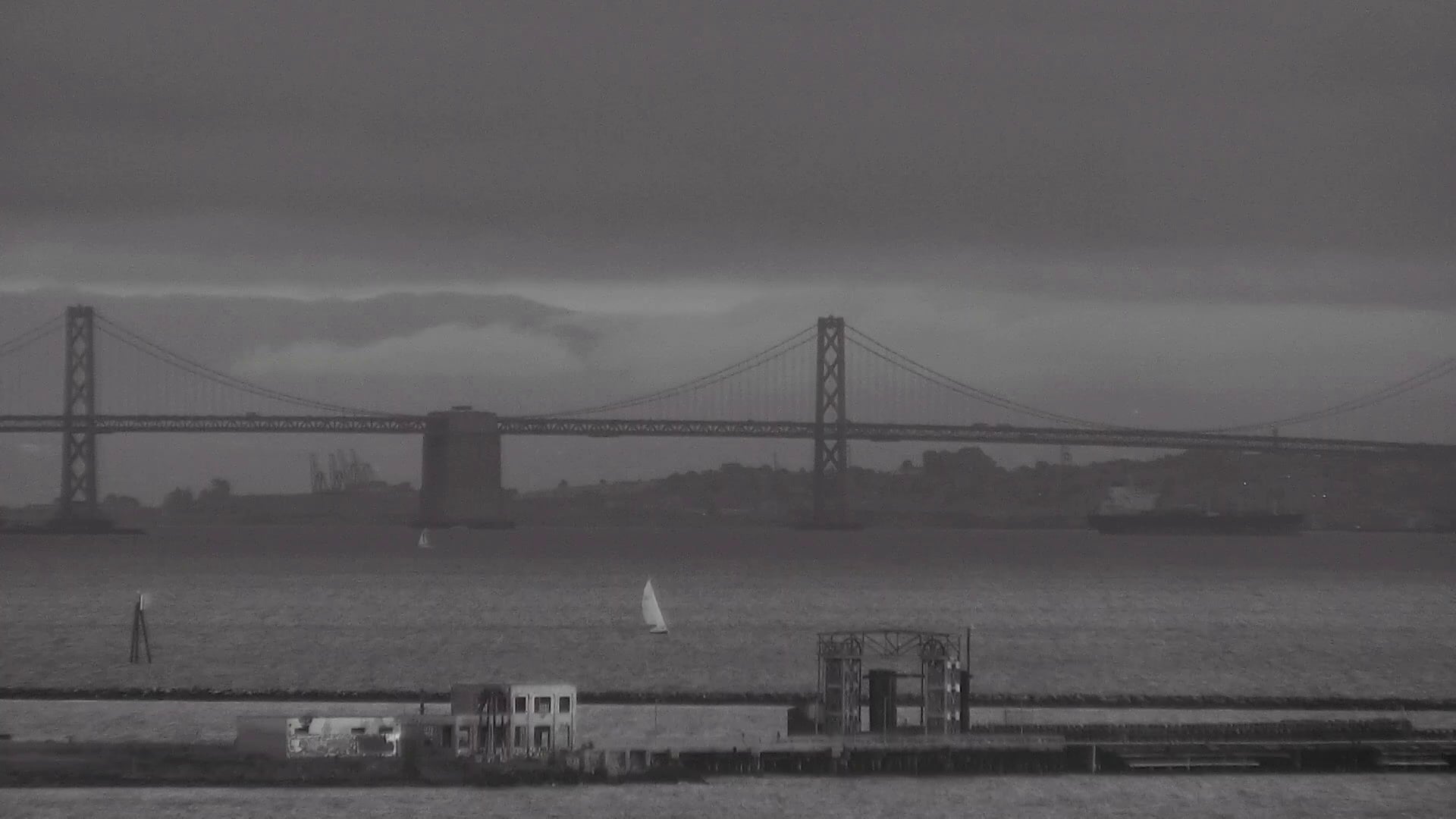 Ferry Point Bridge at Dawn on Vimeo