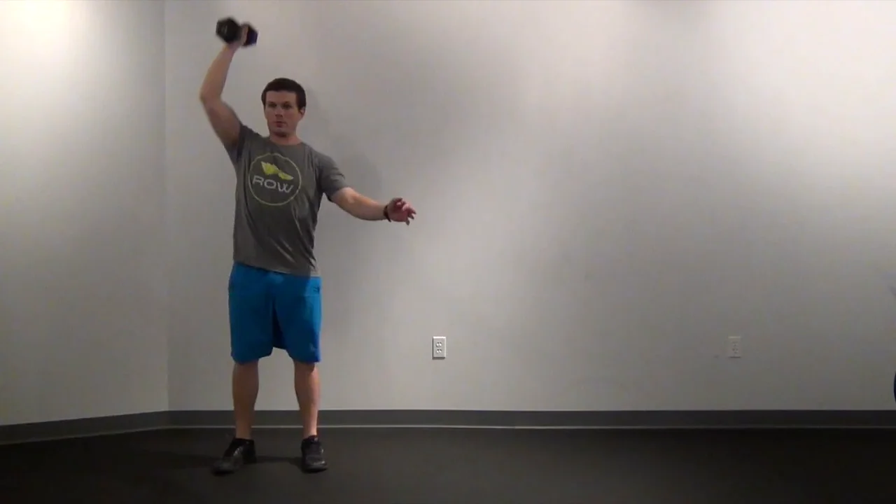 Single Arm DB Thruster on Vimeo