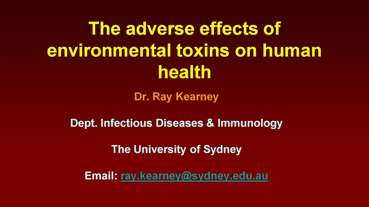 The adverse effects of environmental toxins on human health - Dr. Ray ...