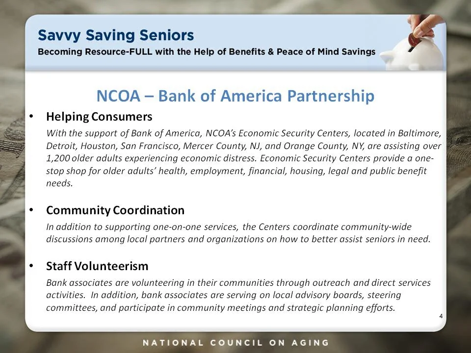 How to Facilitate the Savvy Saving Seniors® Financial Education Program ...