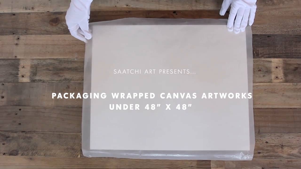 Packaging Wrapped Canvas Artworks (Under 48" x 48") on Vimeo