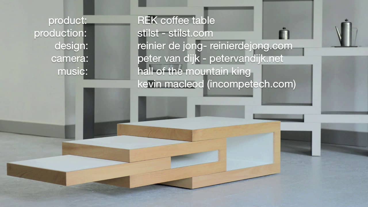 REK coffee table on Vimeo