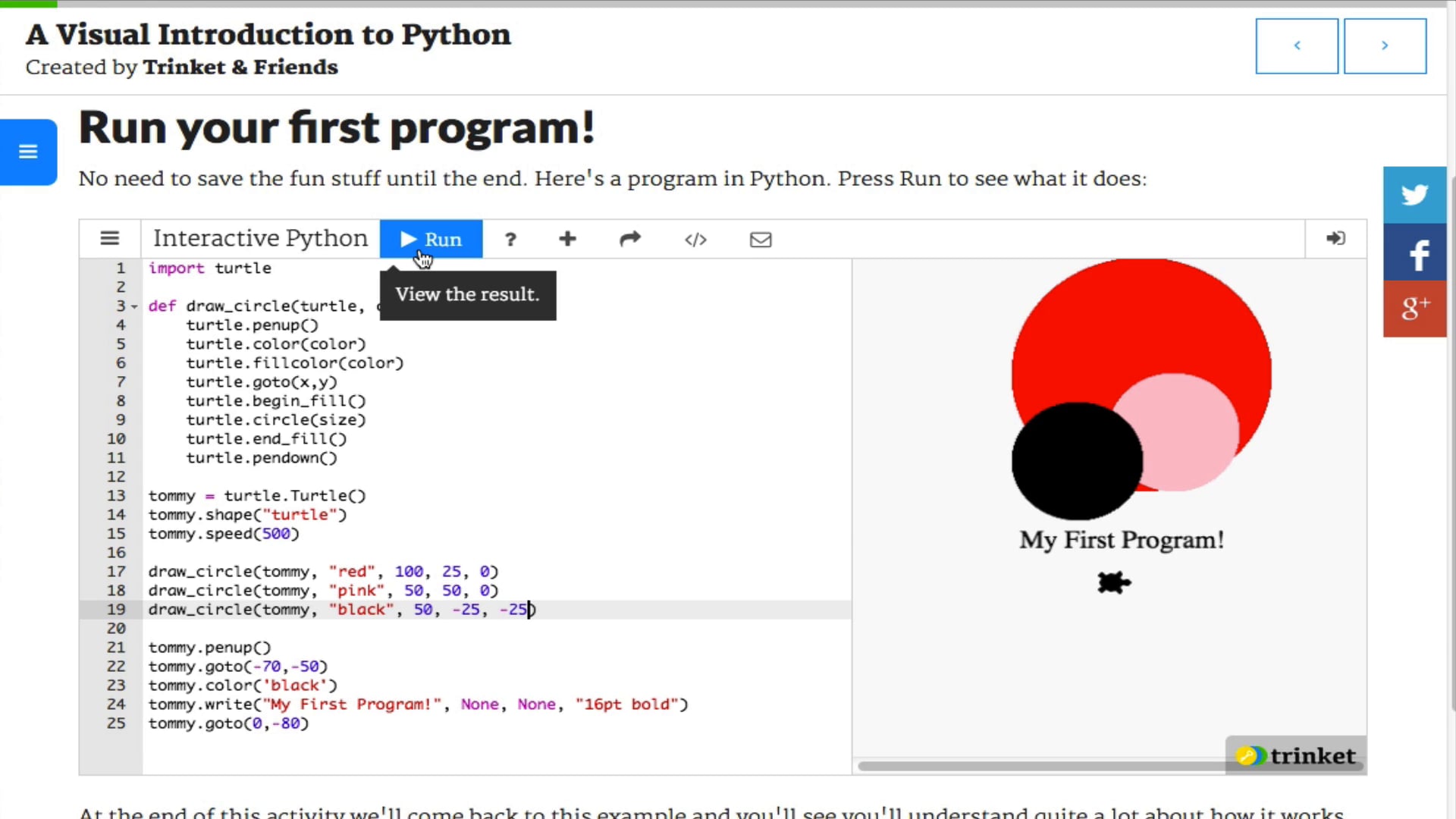 Welcome to the Hour of Python! on Vimeo