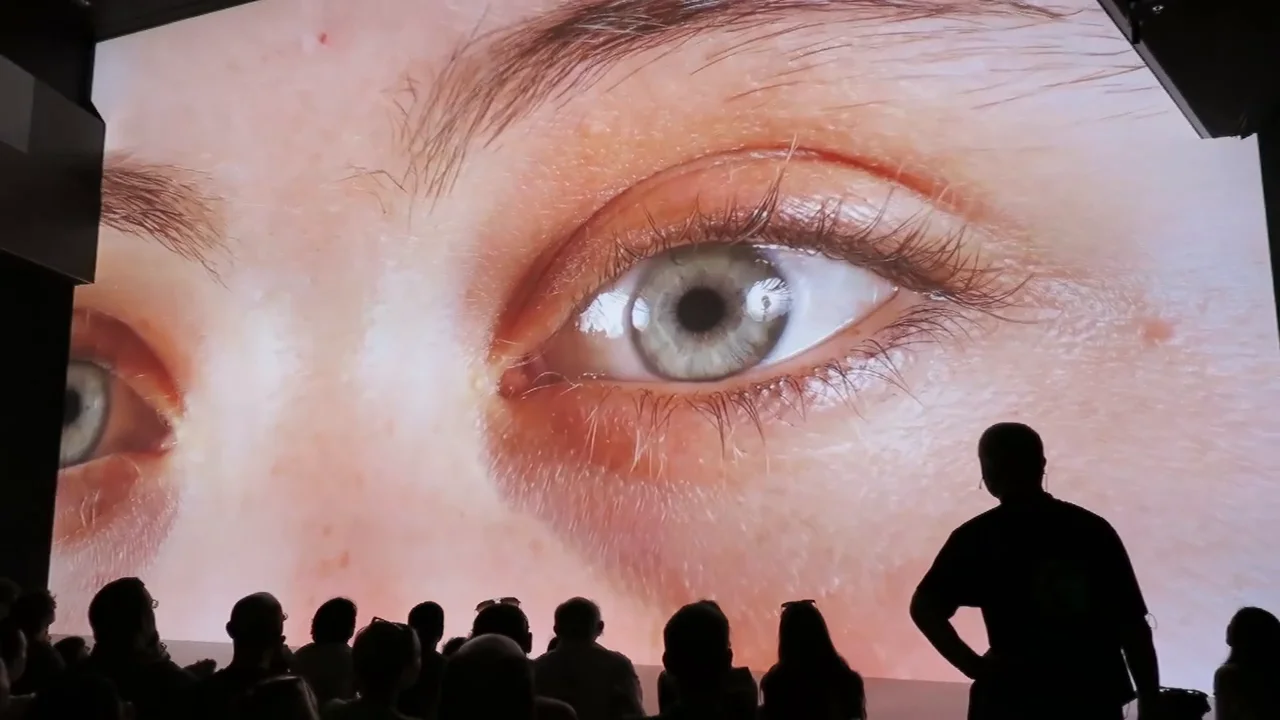 Face Cartography by Robophot at ARS Electronica 2014