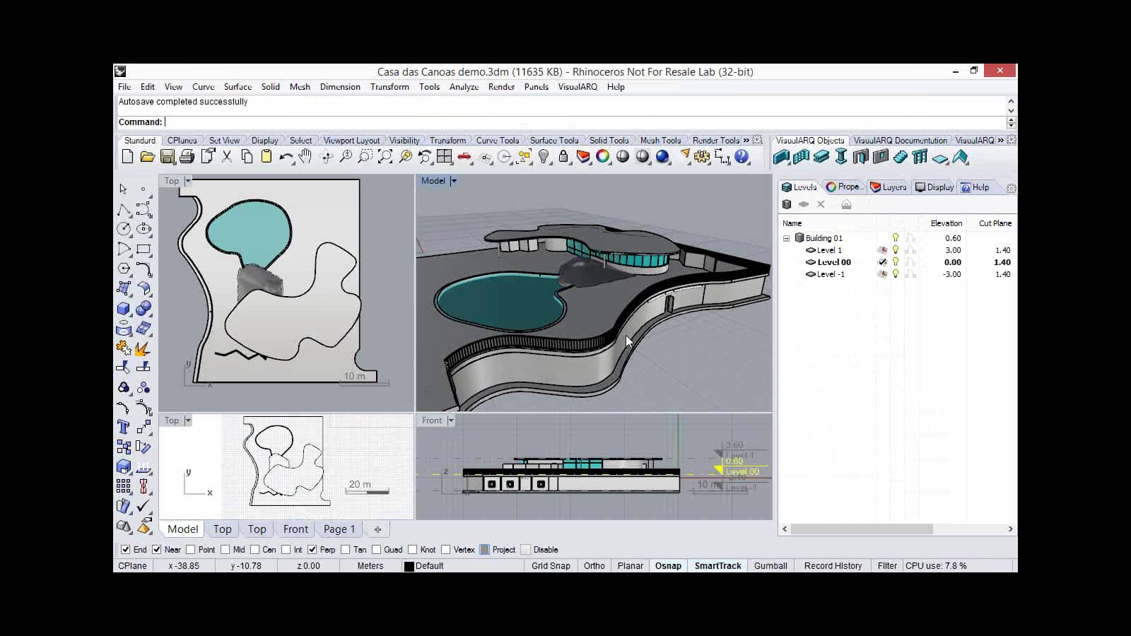 Novedge Webinar 132 VisualARQ 1.8, BIM and Architectural Tools for Rhinoceros on Vimeo