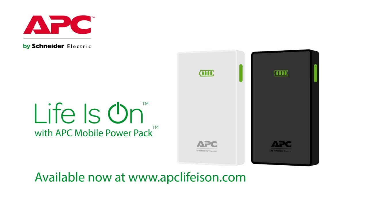 Life Is On - APC By Schneider Electric Mobile Power Pack on Vimeo