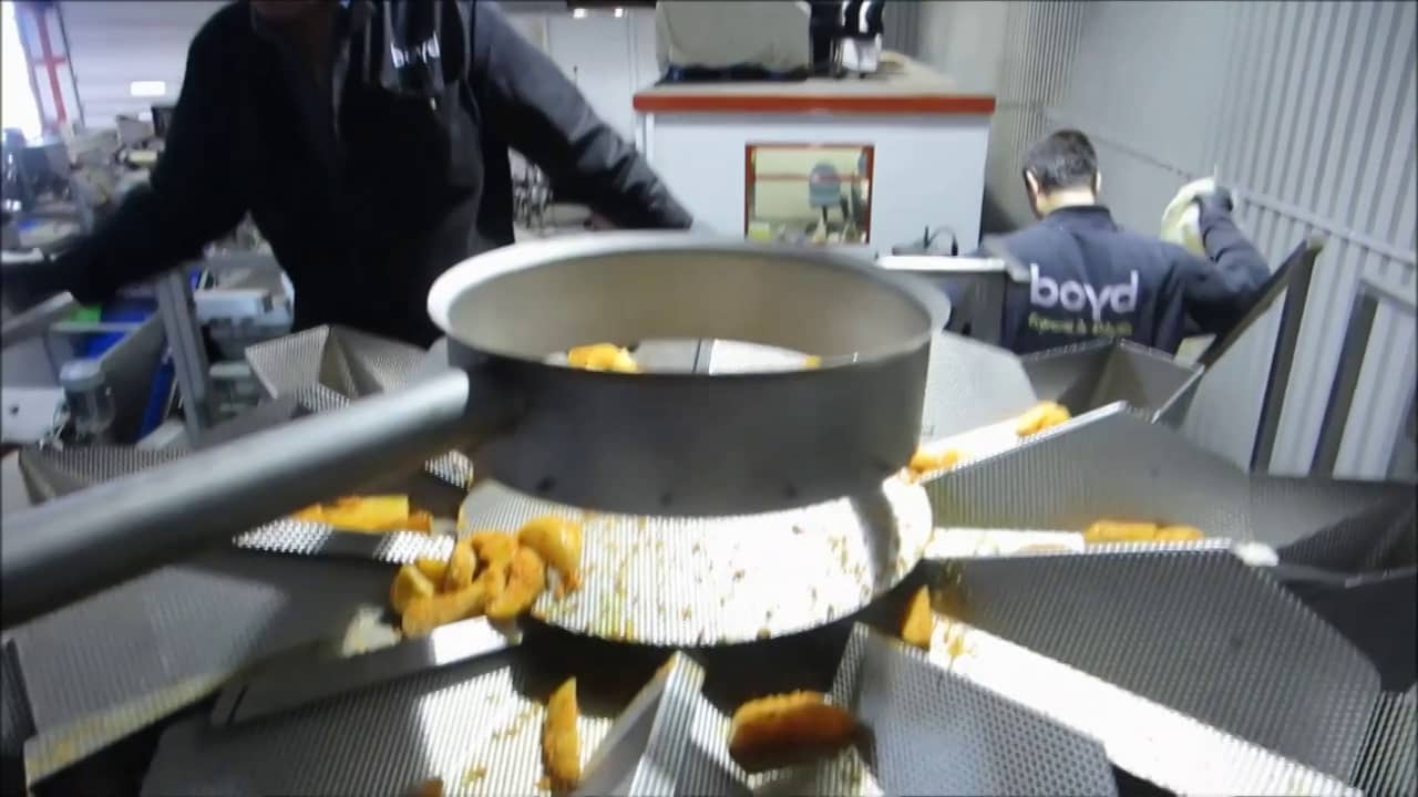 Marel Scanvaegt ScanCombinator Multihead Weigher on Vimeo