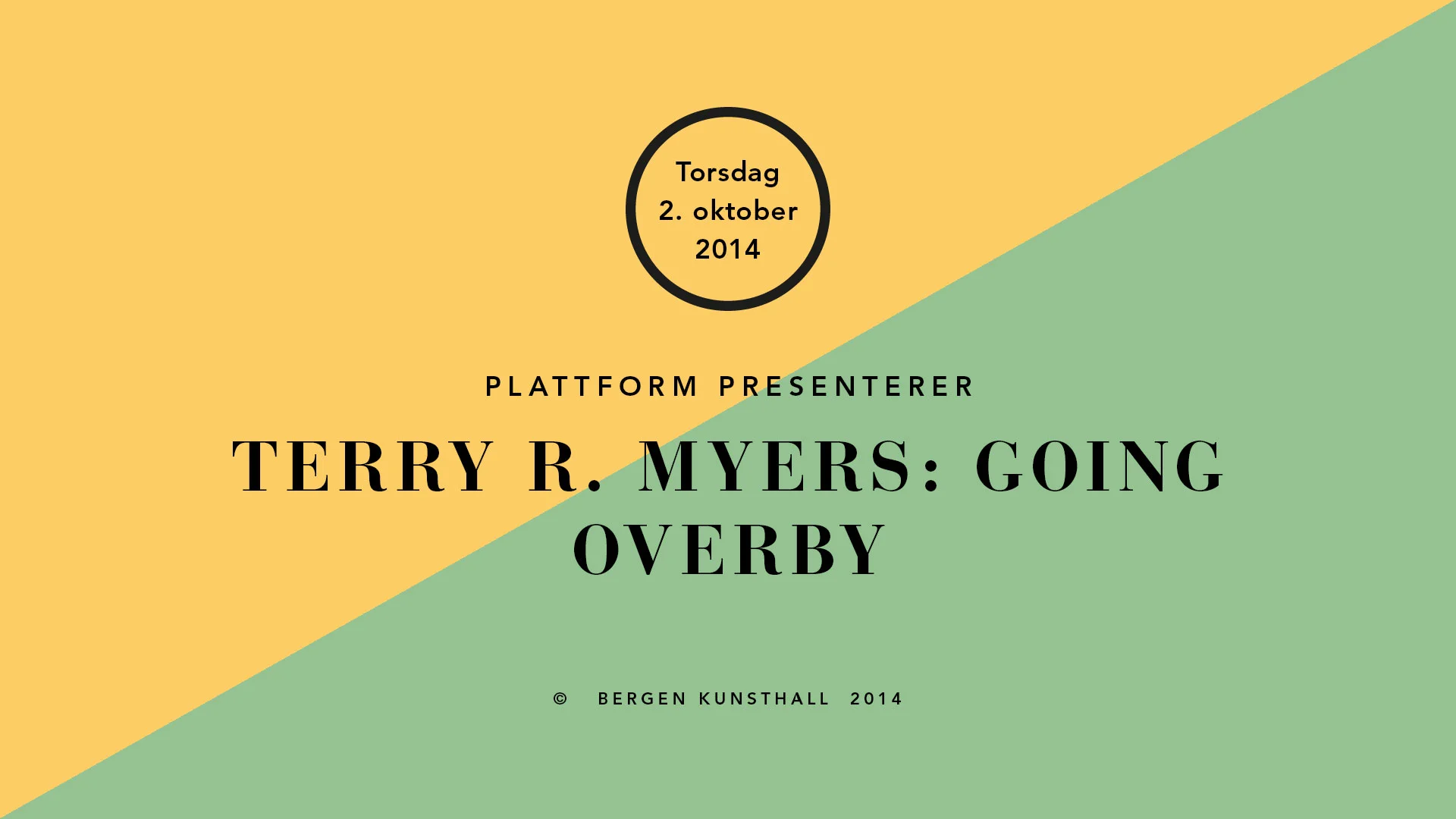 Platform presents: Terry R. Myers "Going Overby" on Vimeo