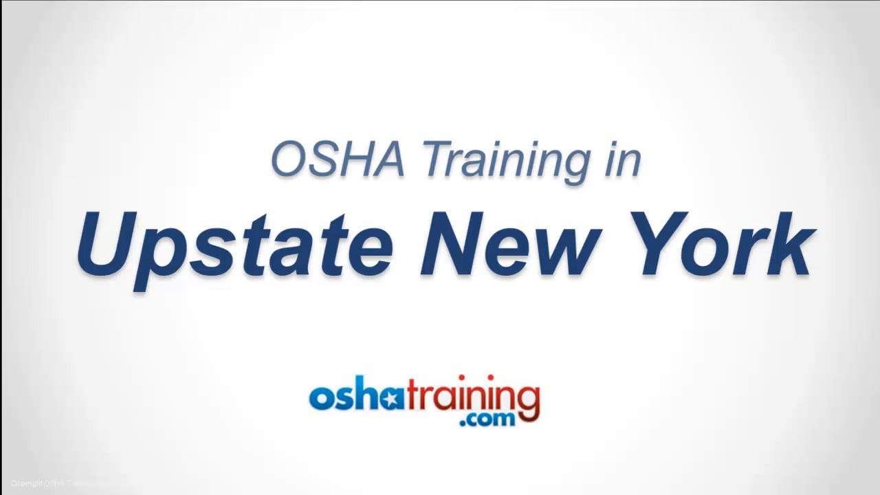 OSHA Training in Upstate New York on Vimeo
