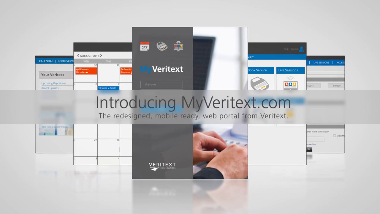 Introducing MyVeritext on Vimeo