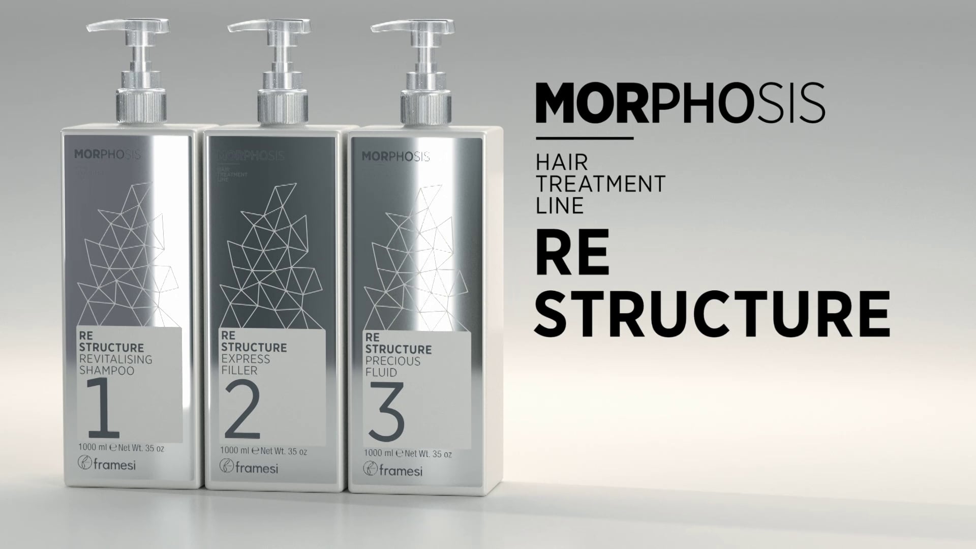 RE STRUCTURE - MORPHOSIS hair treatment line by FRAMESI on Vimeo