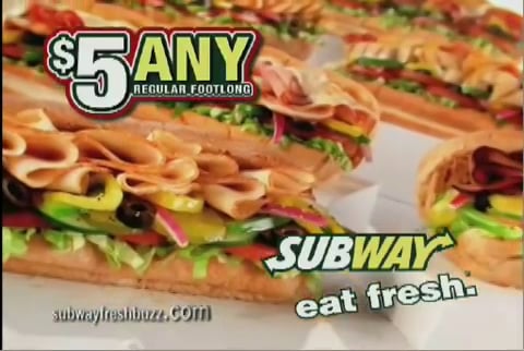 Subway - Five Dollar Footlong Commercial on Vimeo
