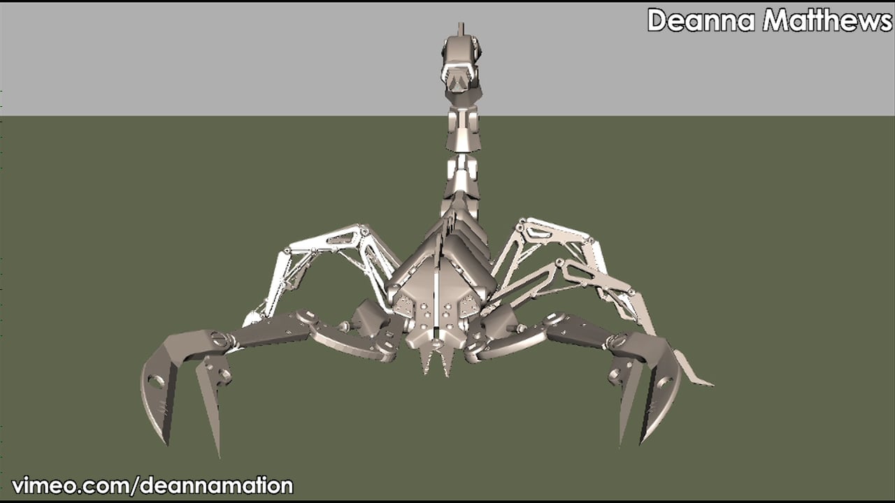 Scorpion- Walk Cycle on Vimeo