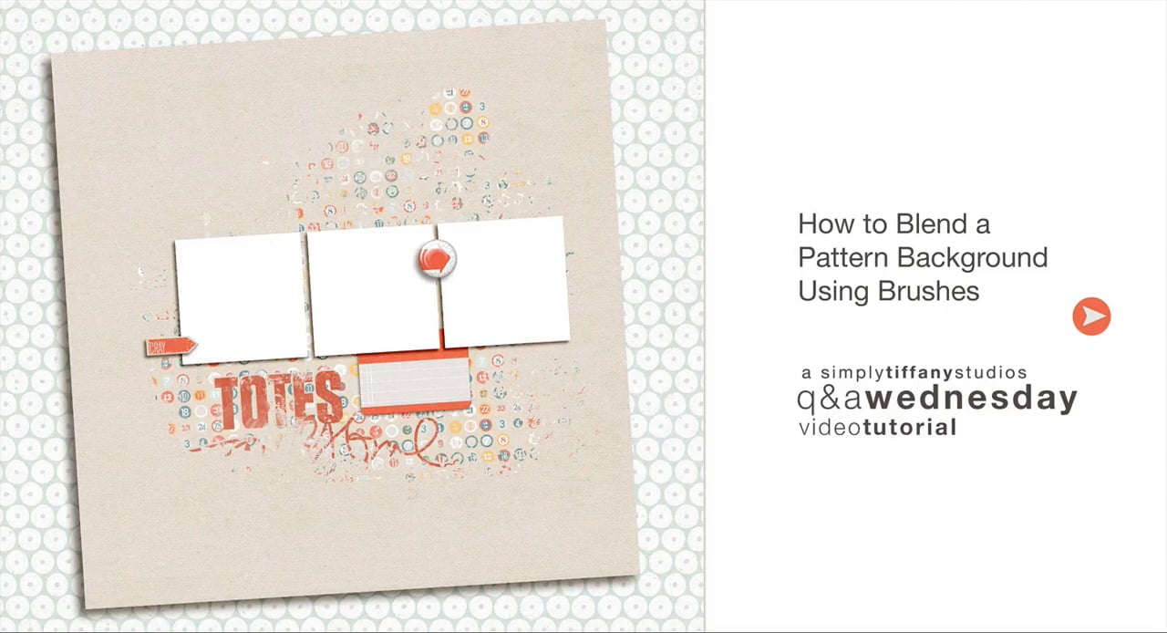 How to Blend a Pattern Into a Background Using Brushes on Vimeo