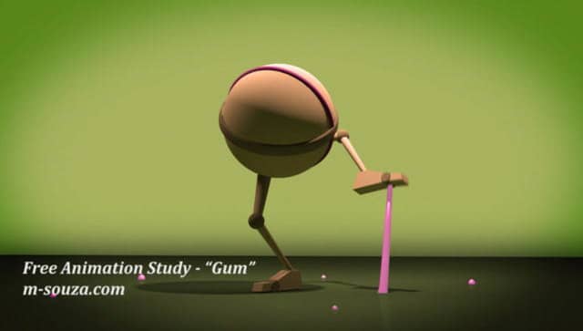 Free Animation Study - Gum on Vimeo