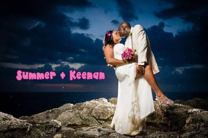 Summer and Keenan got married at the World Renown Moon Dance Cliffs on ...
