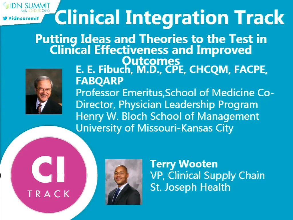 CI Track: Putting Ideas and Theories to the Test in Clinical ...