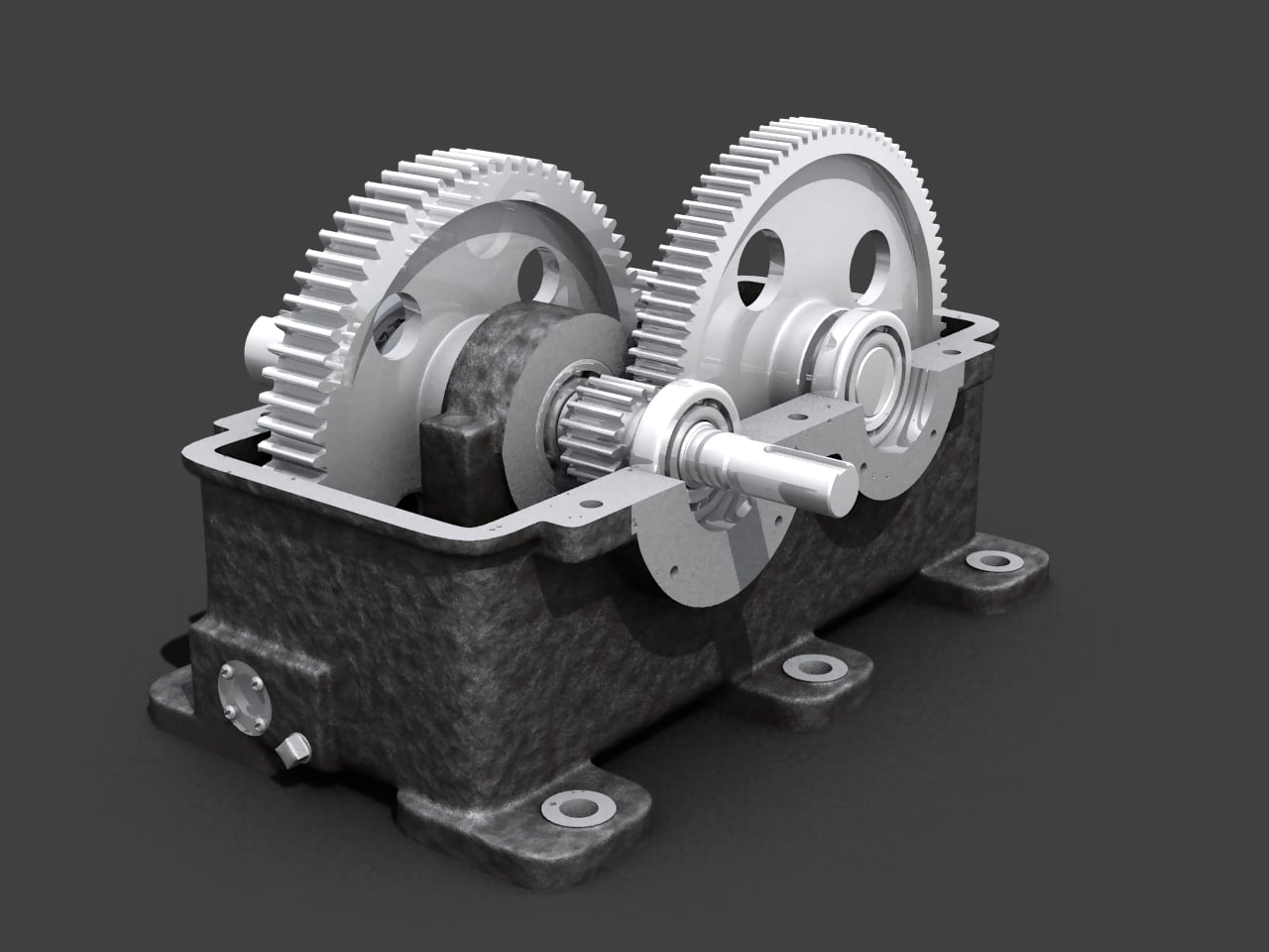 2-stage gearbox on Vimeo