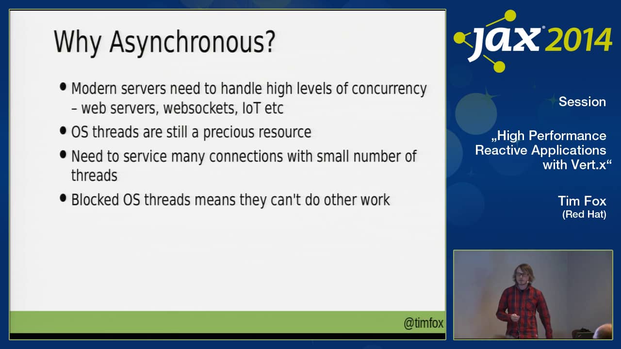 High Performance Reactive Applications with Vert.x on Vimeo