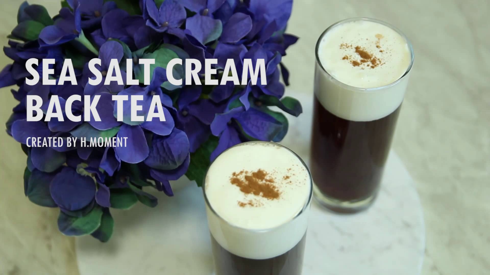 SEA SALT CREAM BLACK TEA RECIPE on Vimeo