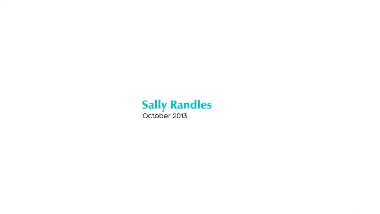 Occasional Speaker: Sally Randles, October 2013 on Vimeo