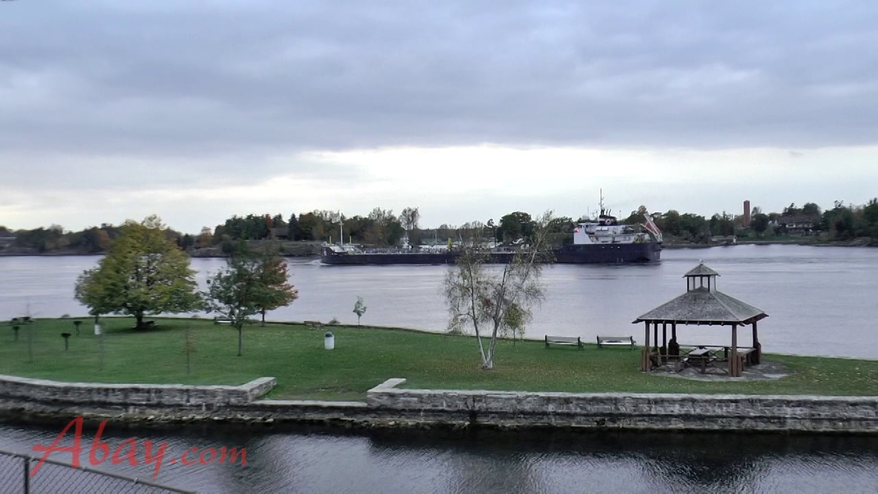Algosar Tanker Passing Boldt Castle & Casino Island