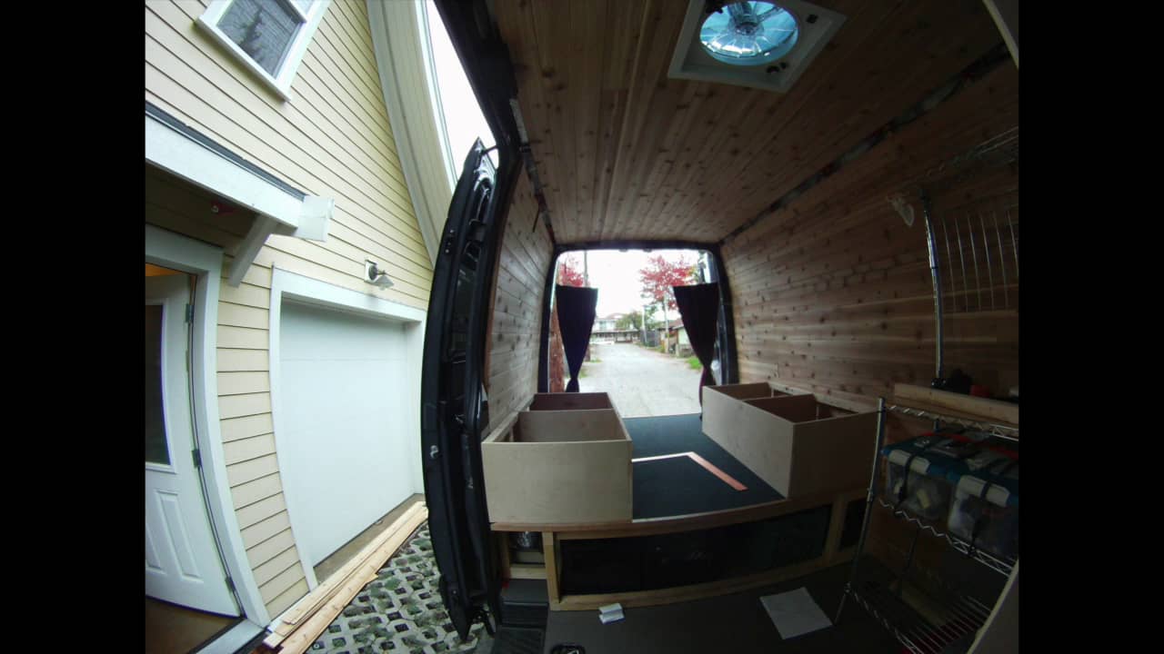 Sprinter conversion - day 10 (Oct 19 2014) on Vimeo