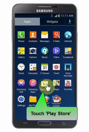 How to download games and apps in Samsung Galaxy Note 3 on Vimeo