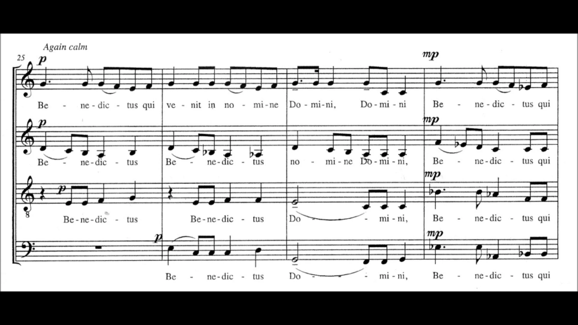 Eric W. Unruh - Benedictus on Vimeo