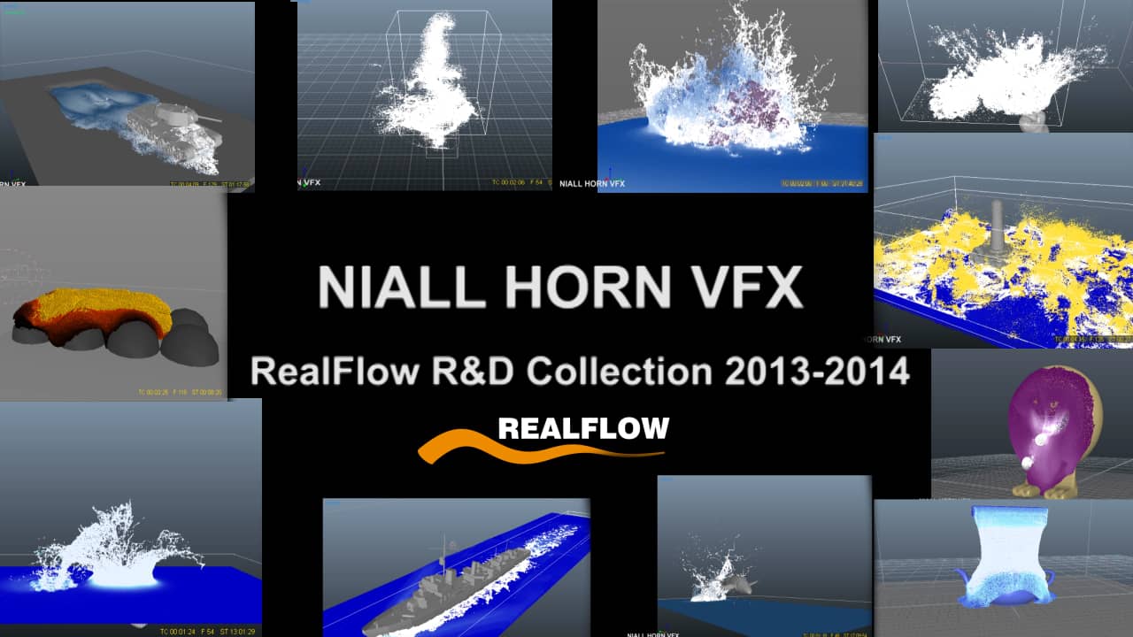 RealFlow RnD Collection- NiallHornVFX on Vimeo