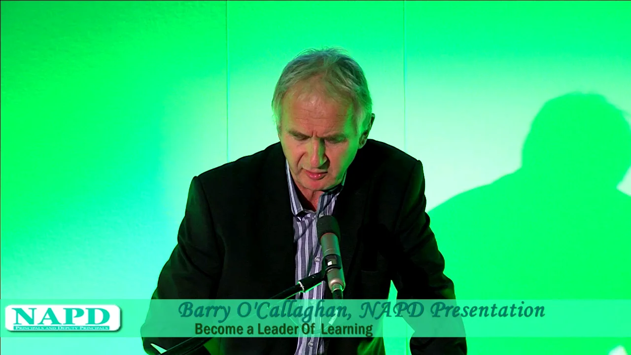 Barry O'Callaghan, NAPD Conference 2014 on Vimeo