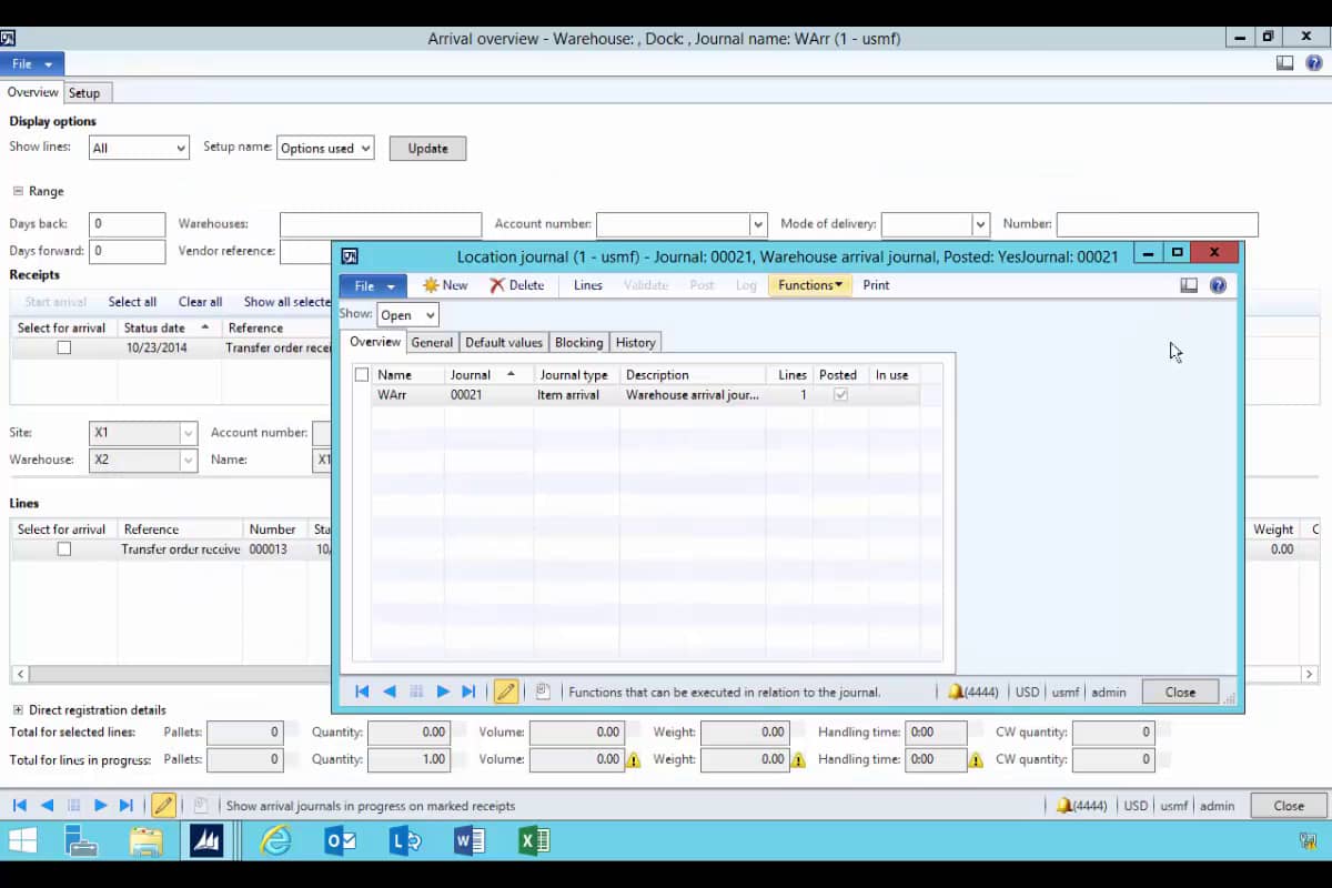 AXPS SF153 TransferOrderArrival on Vimeo