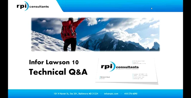 Infor Lawson 10x Technical 102214 on Vimeo