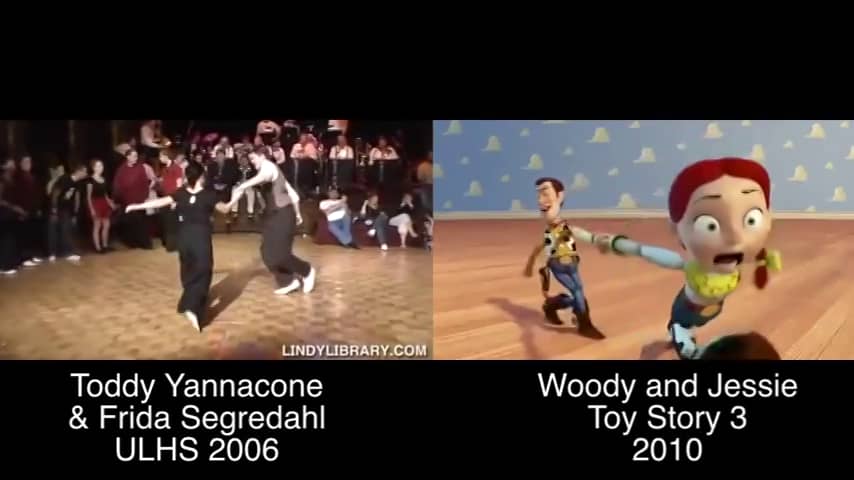 Inspiration behind Toy Story 3's Woody and Jessie dance short on Vimeo