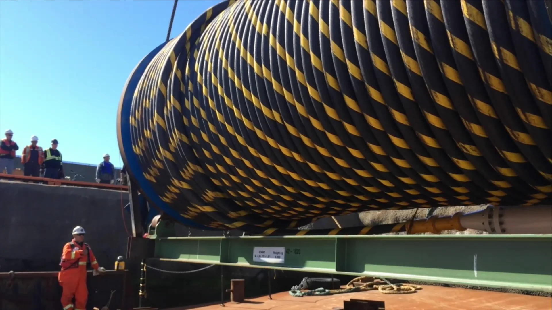 Milestone: Underwater Power Cables Installed