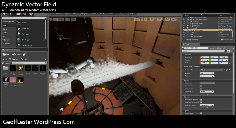 UE4 Dynamic Vector Field on Vimeo