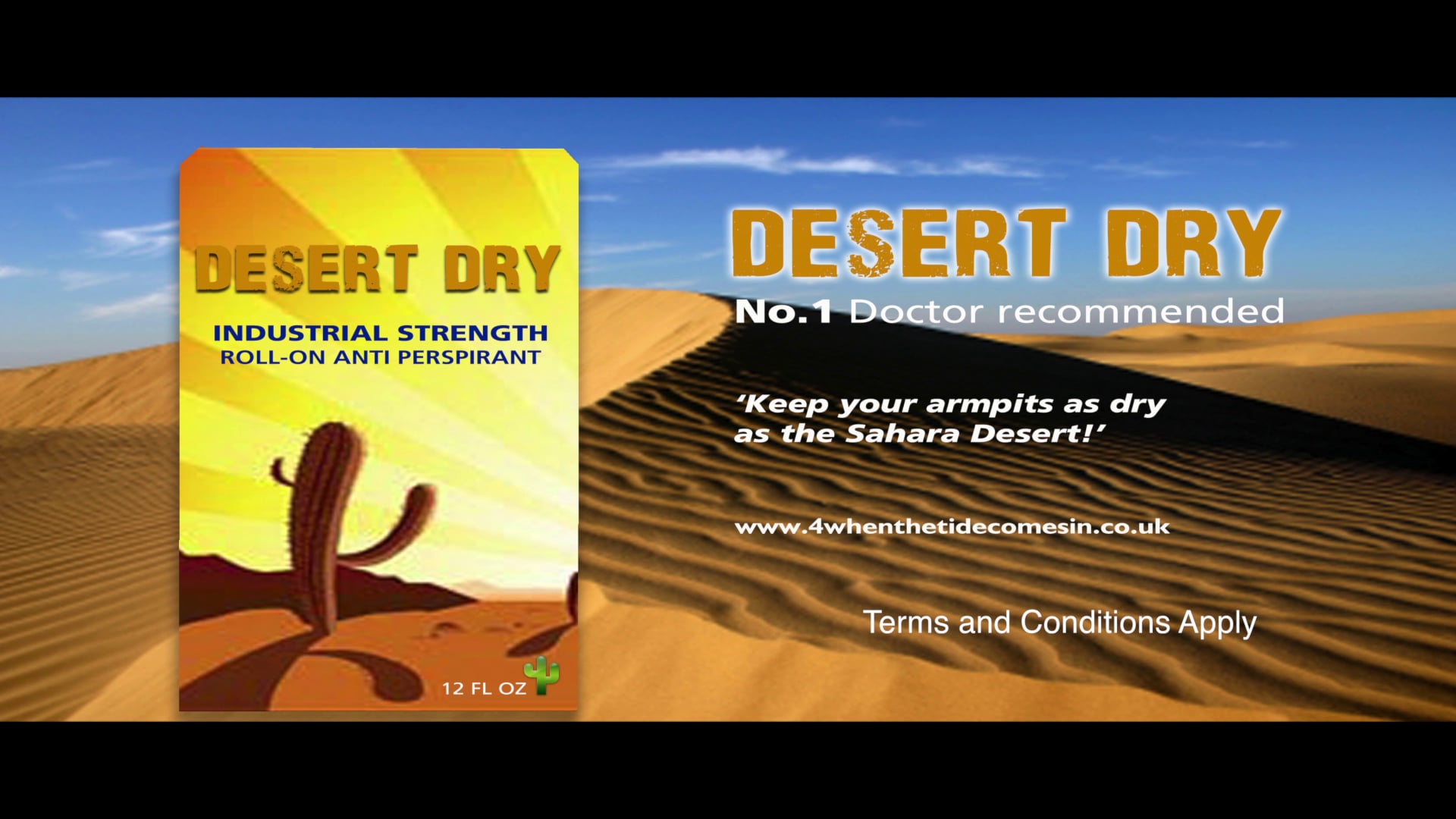 Desert Dry Spoof Advert on Vimeo