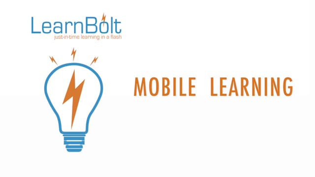 LearnBolt-Just-In-Time-Trailer on Vimeo