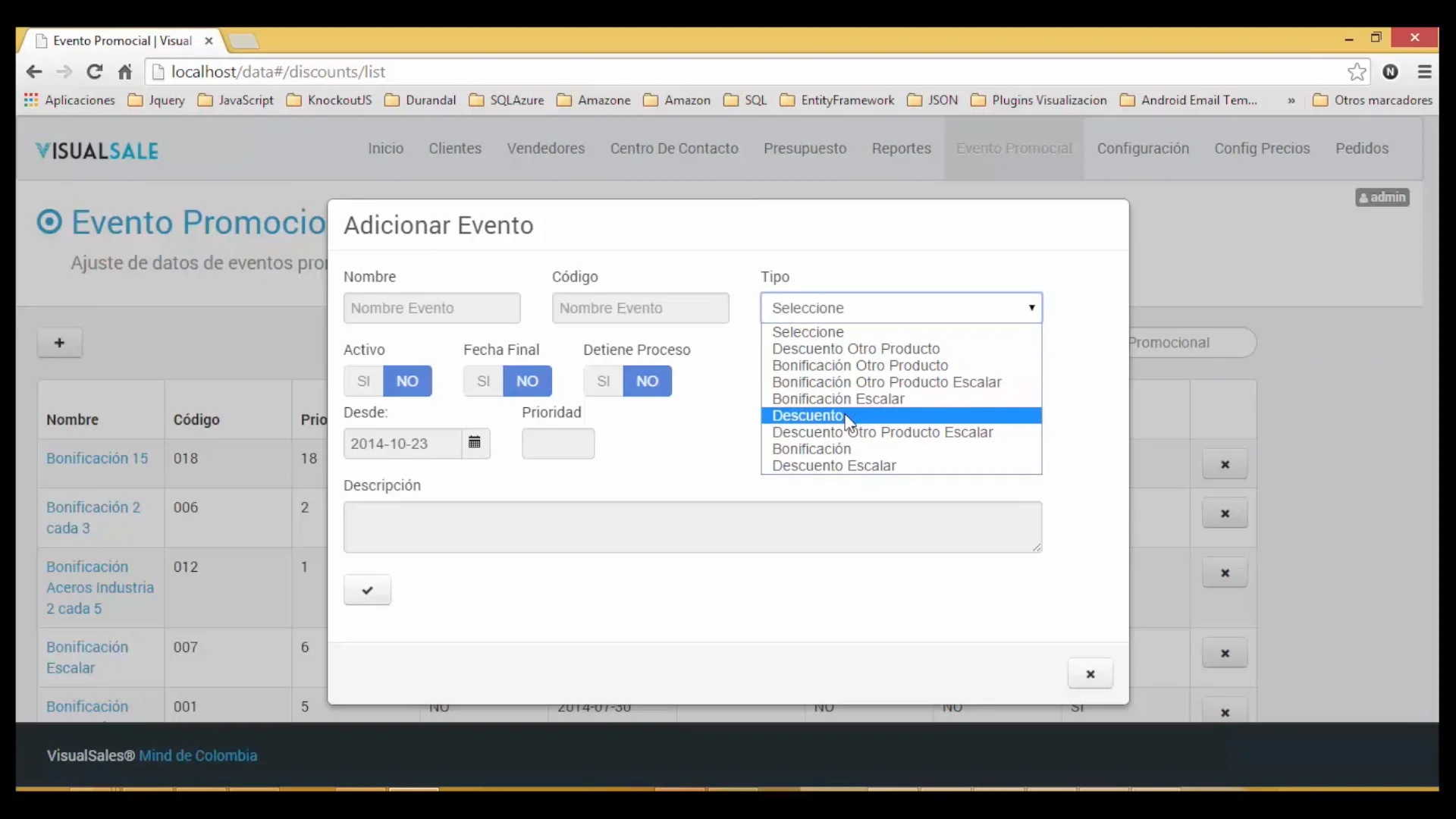 VisualSale - Visual Sale - Parametrizacion de Pedidos de Clientes on Vimeo