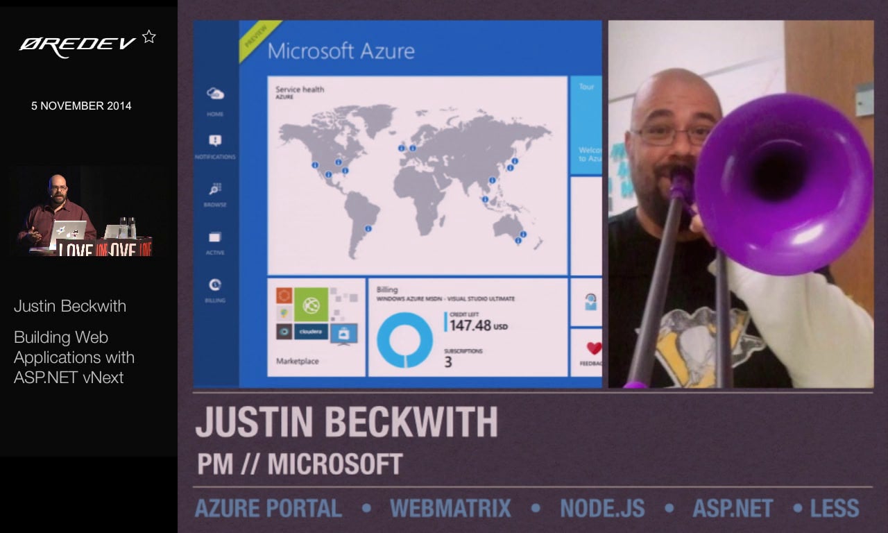 Øredev 2014 - Justin Beckwith - BUILDING WEB APPLICATIONS WITH ASP.NET ...