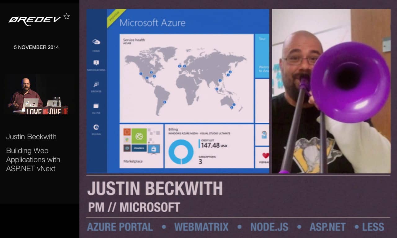 Øredev 2014 - Justin Beckwith - BUILDING WEB APPLICATIONS WITH ASP.NET ...
