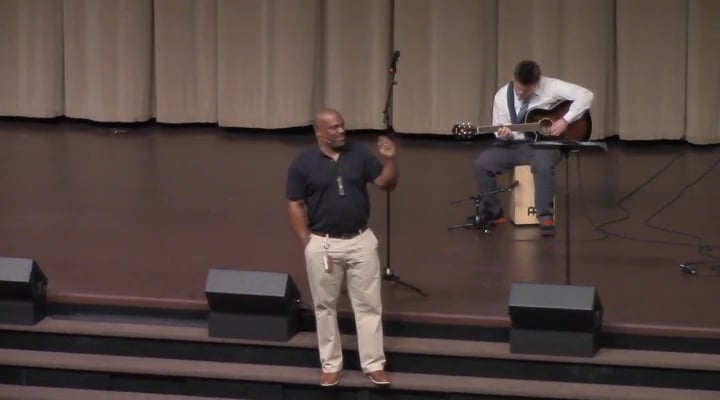 Campus pastor PJ Preston speaks at the Nov. 5, 2014 LCA Chapel on Vimeo