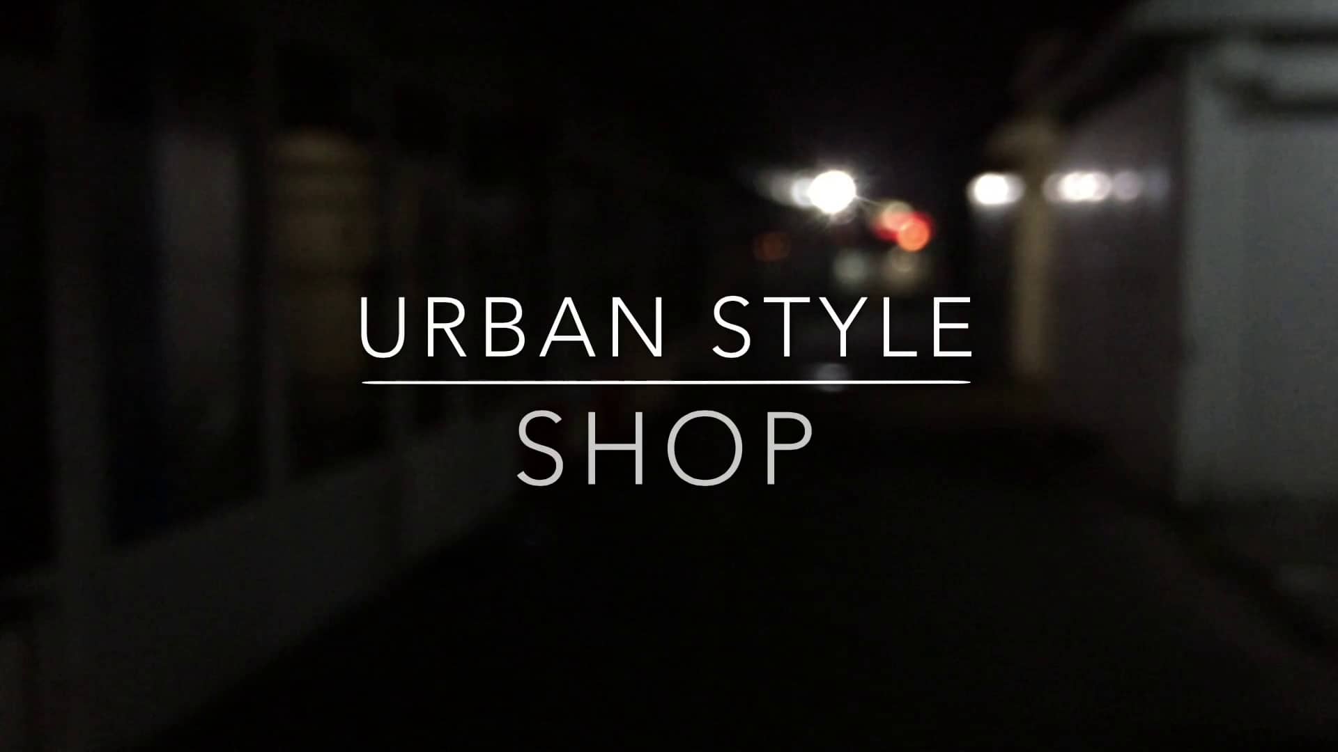 urban style shop on Vimeo