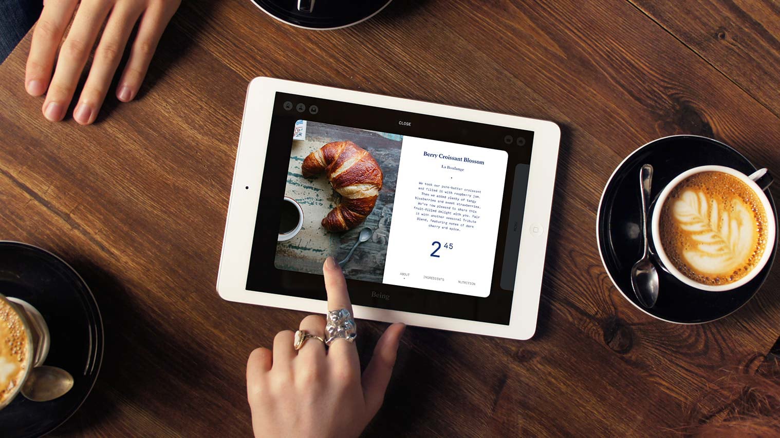 Being - Digital Restaurant Experience on Vimeo