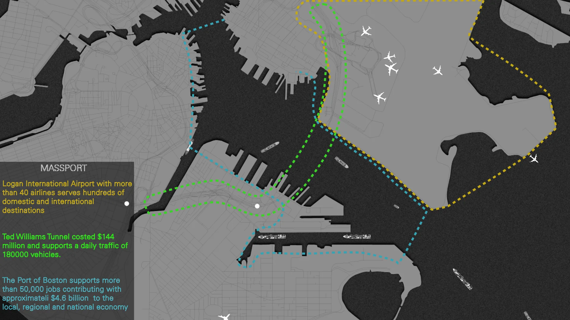 Boston Harbor Diagram