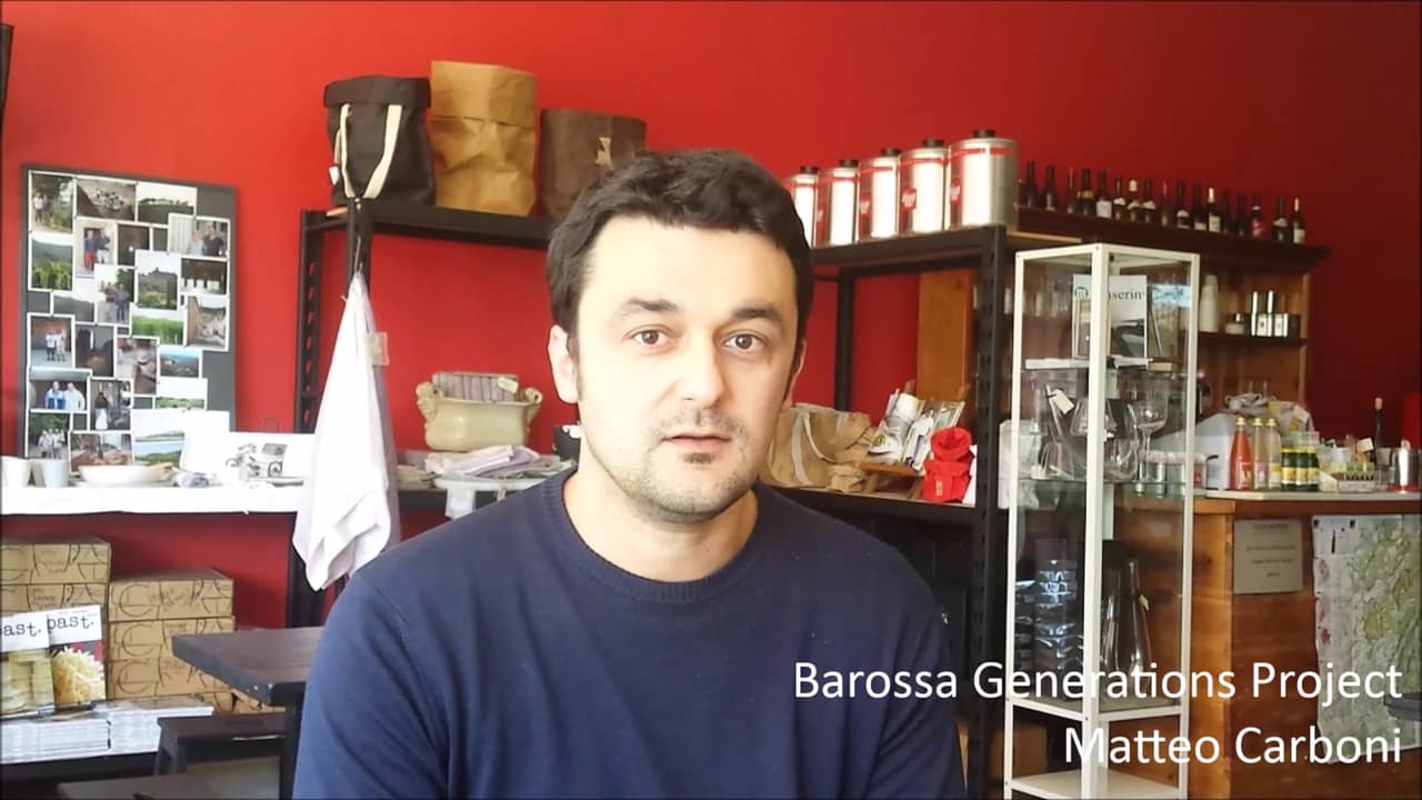 Barossa Generations: Matteo Carboni on Vimeo